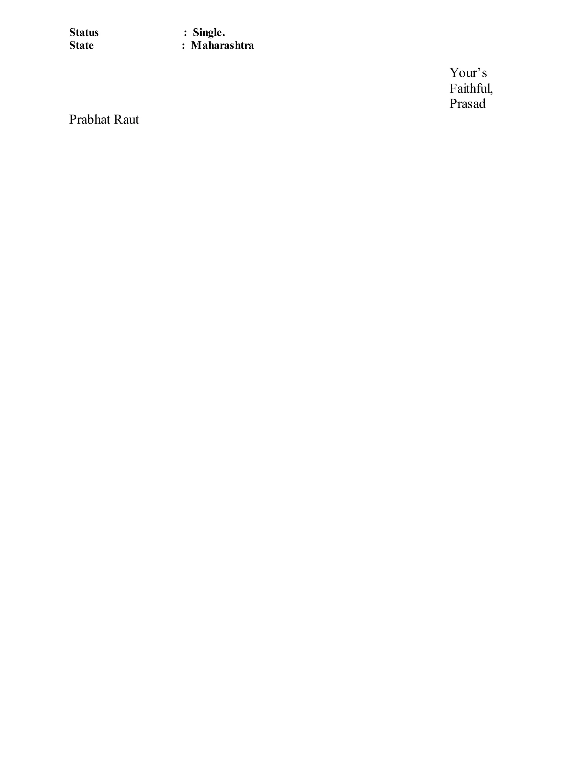 Prasad Raut Updated new C.V | DOCX | Business | Business and Finance