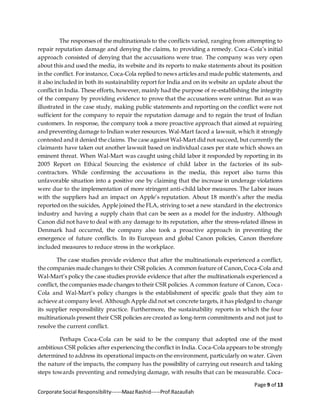 Assignment CSR and Marketing Approaches | DOCX