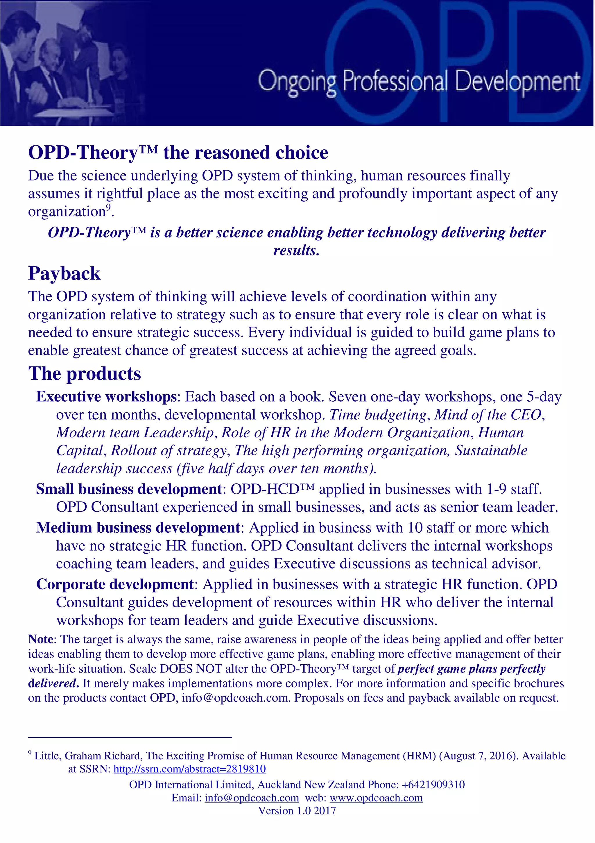 0 1 OPD-Theory system overview | PDF