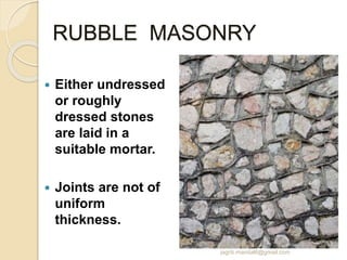 stone work presentation common to knowlege | PPTX