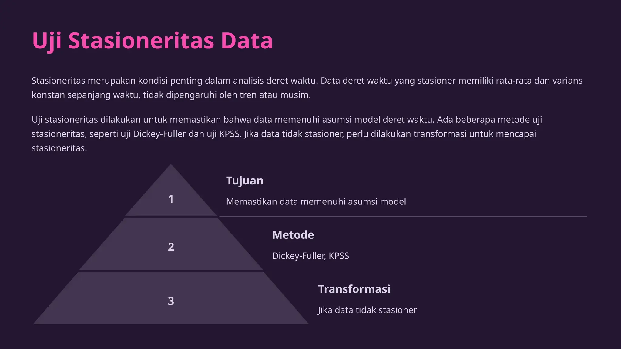 Analisis deret waktu-Time series forecasting | PPTX
