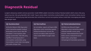 Analisis deret waktu-Time series forecasting | PPTX