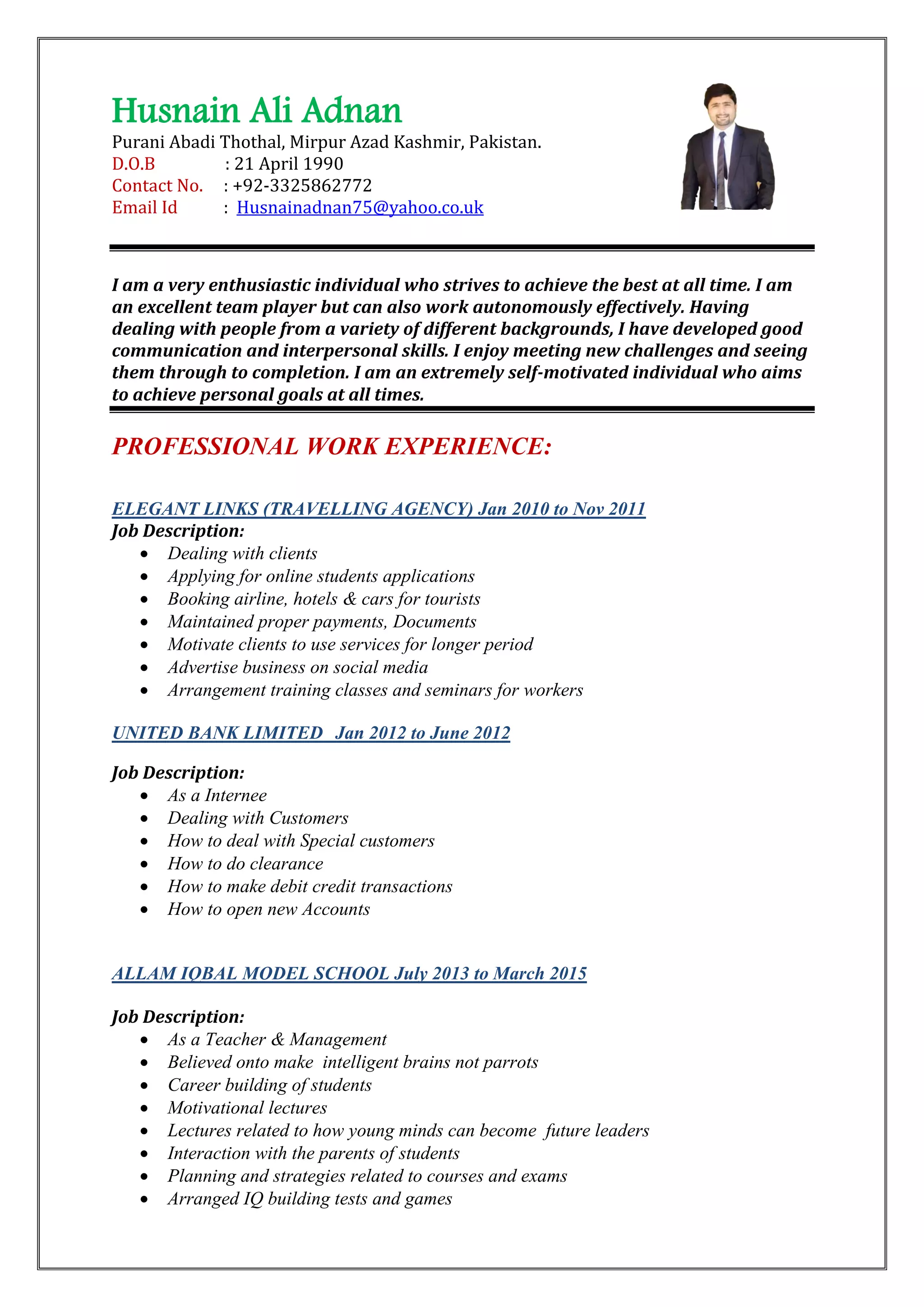 Full cv | PDF | Resume Writing and Advice | Job Search