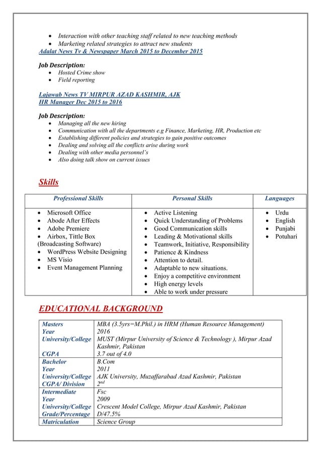 Full cv | PDF | Resume Writing and Advice | Job Search