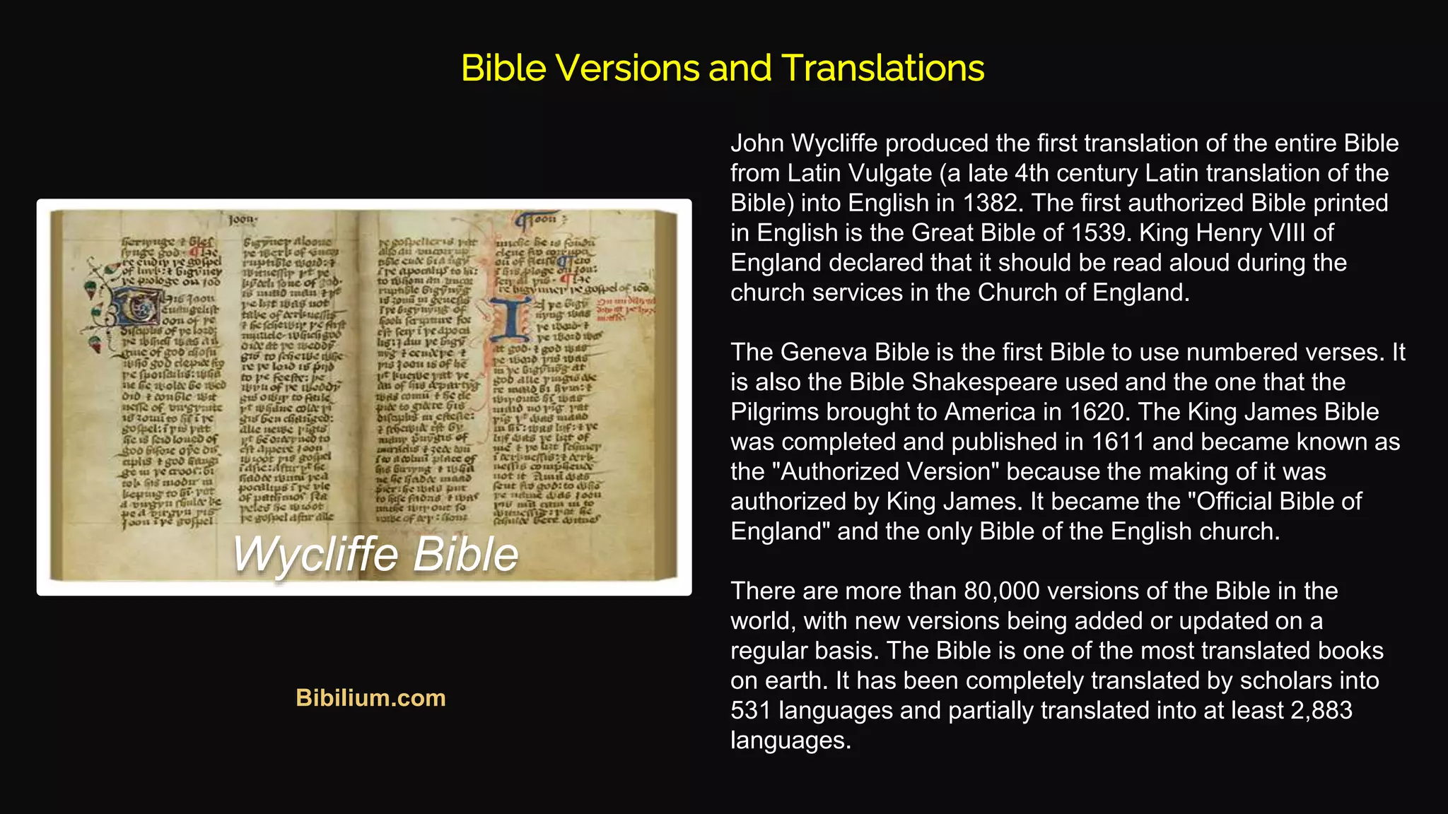 15 Amazing Facts About the Bible | PPT