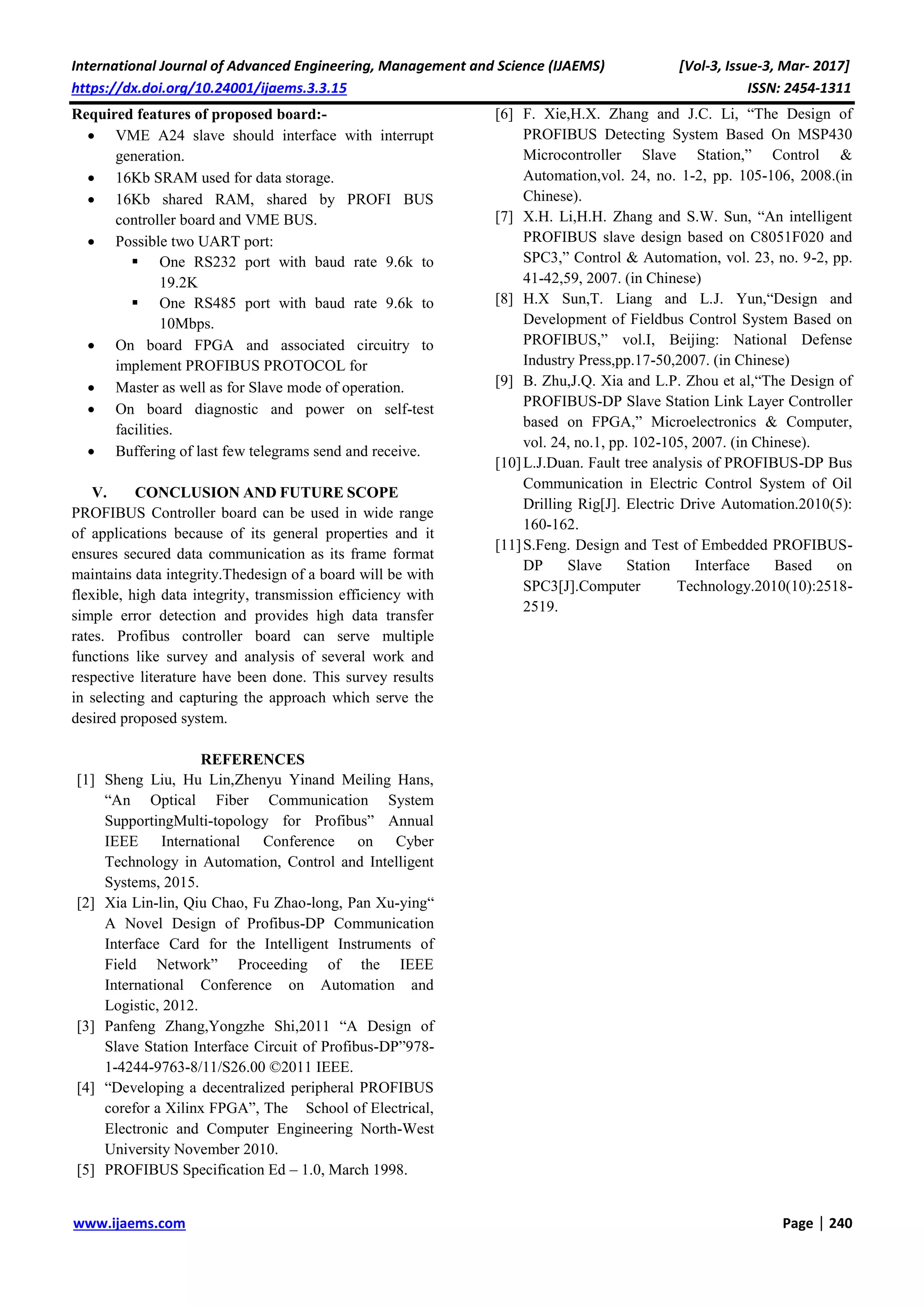 Analysis and Survey of FPGA Based PROFIBUS Board | PDF | Computer Networking | Computing