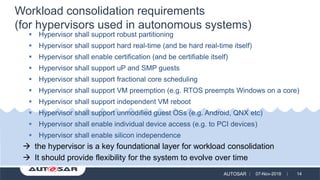 Mixed-critical adaptive AUTOSAR stack based on VxWorks, Linux, and ...