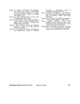Antifungal Activities and Phytochemical Screening of Xanthium ...