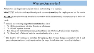Antiemetic Agents Pharmacology Pharmacy.pptx