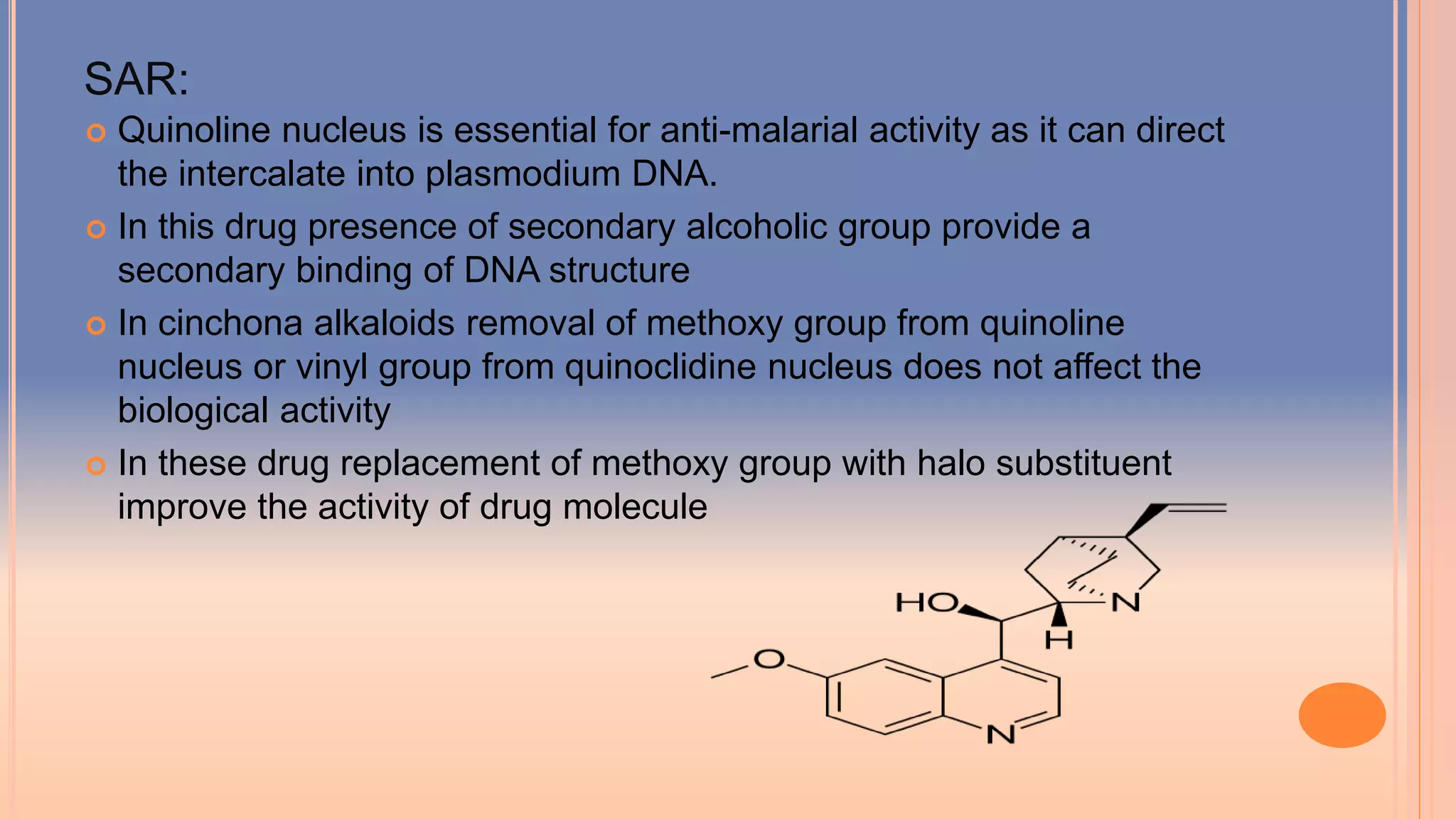 ANTI-MALARIAL DRUGS AND ANALOGUES | PPTX