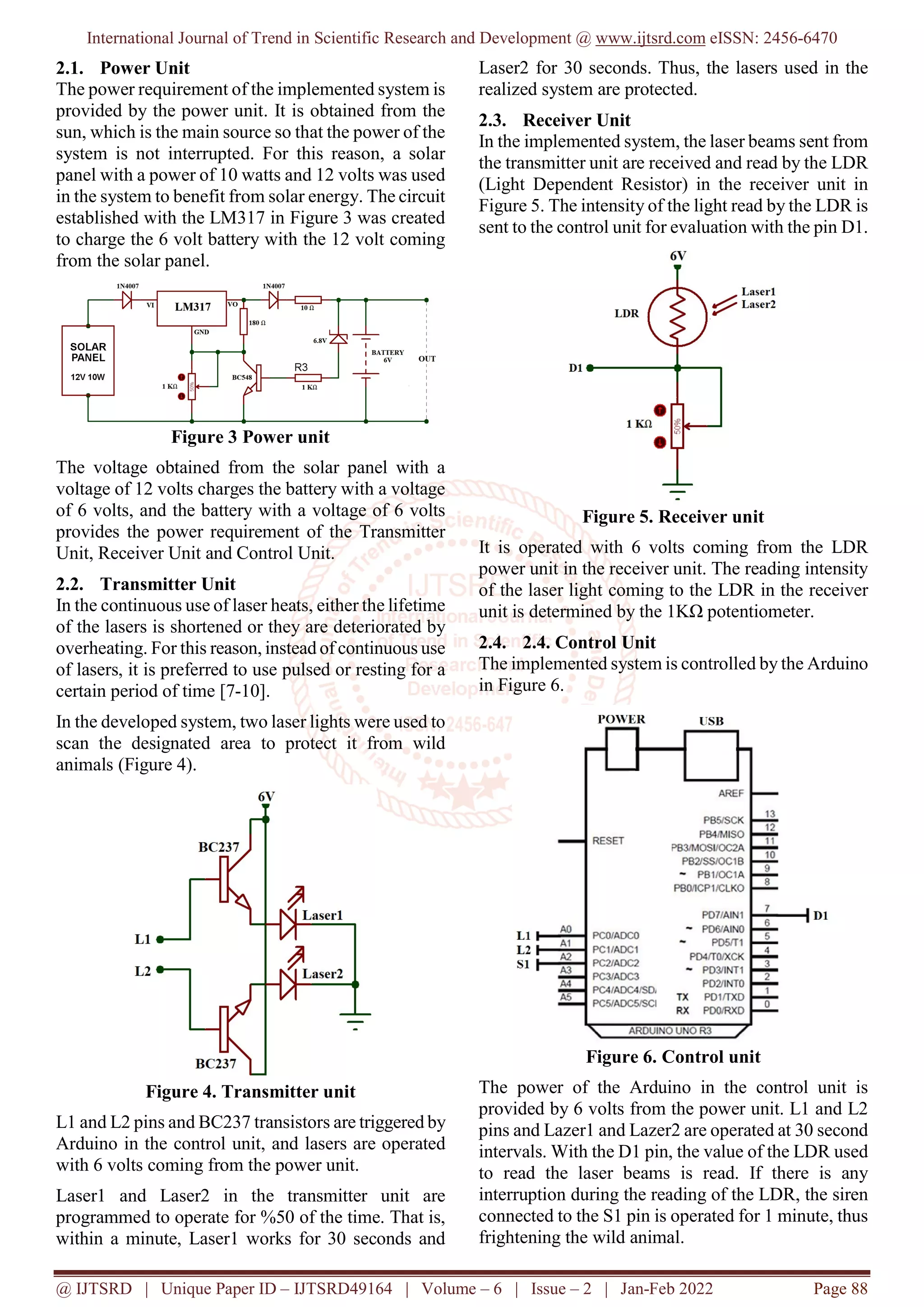 Arduino Controlled Wild Animal Repellent System for Use in Farming | PDF