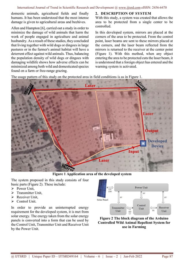 Arduino Controlled Wild Animal Repellent System for Use in Farming ...