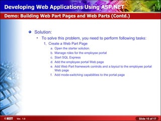 15 asp.net session22 | PPT