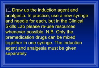 CALCULATING AND DRAWING UP OF ANESTHETIC DRUGS | PPT