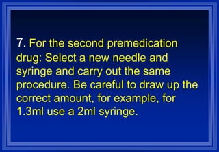 CALCULATING AND DRAWING UP OF ANESTHETIC DRUGS | PPT