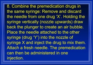 CALCULATING AND DRAWING UP OF ANESTHETIC DRUGS | PPT