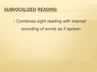 reading presentation | PPTX