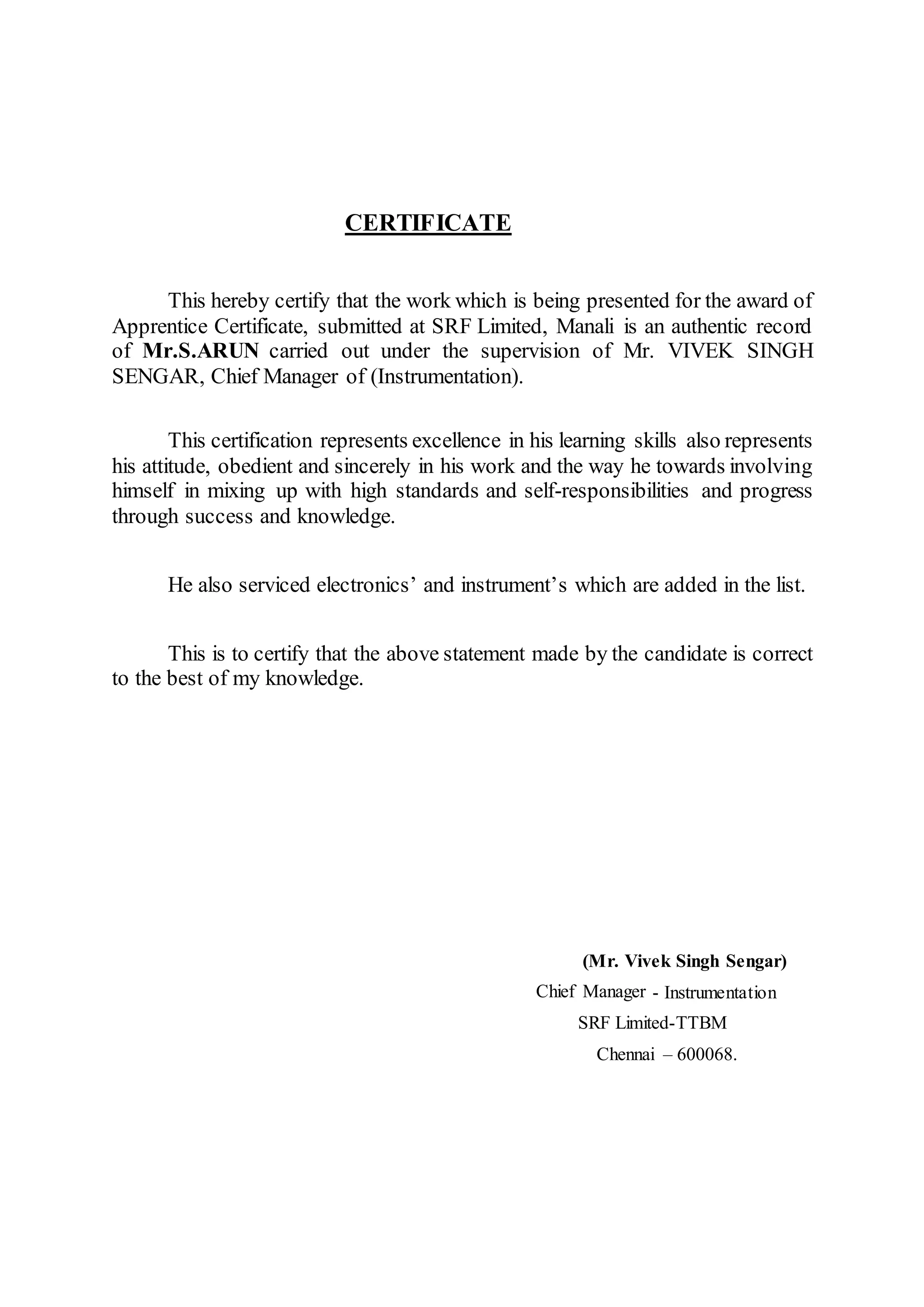 ARUN FINAL REPORT | DOCX
