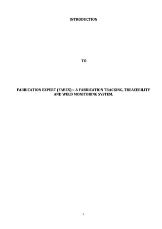 FABEX DOCUMENTATION | DOC