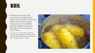 15 basic cooking method | PPTX