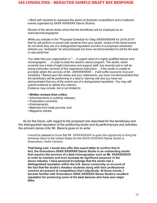 Wk Sample - redacted O-1B 2nd RFE Response 10.22.16
