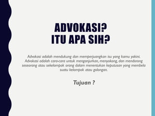 Advokasi | PDF