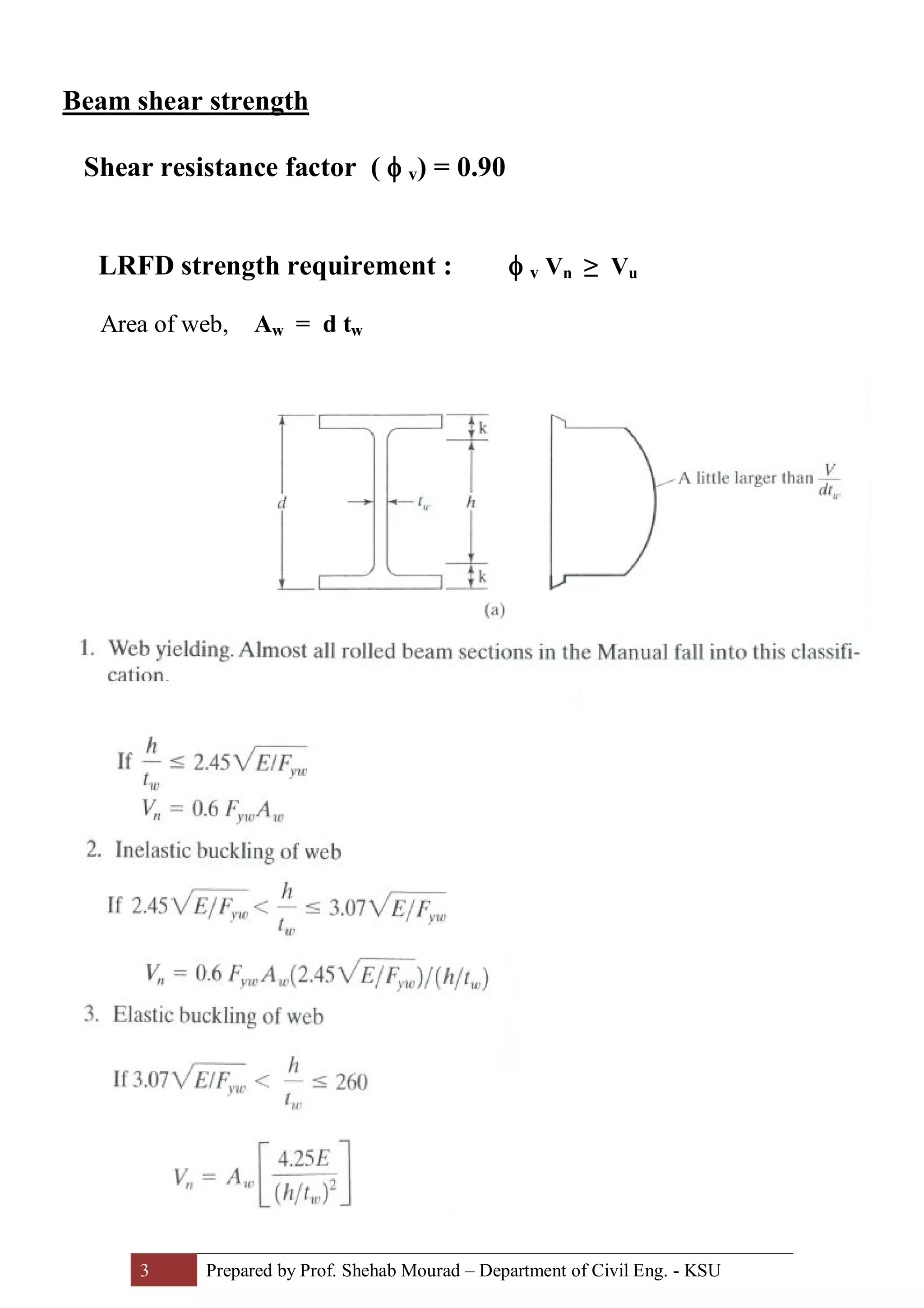 15-Bending Coefficient (Steel Structural Design & Prof. Shehab Mourad ...