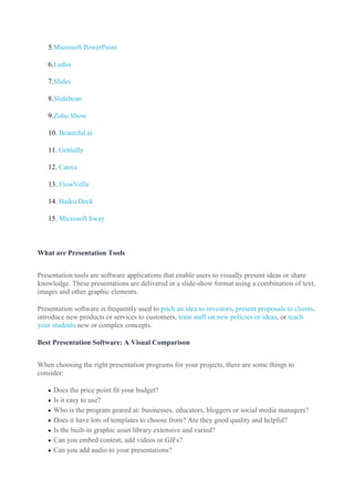 15 Best Presentation Software for 2024 (Full Comparison Guide).docx