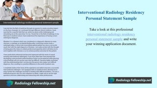 15 Best Radiology Program Application Documents Samples | PPTX