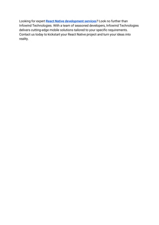 15 Best React Native Developer Tools in 2024.pdf | Web Development ...