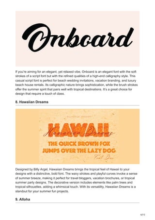 15 Best Summer Fonts for Eye-Catching Designs in 2025.pdf