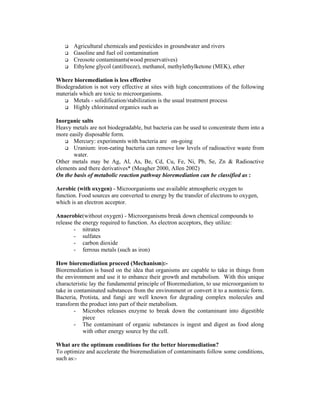 bioremediation for hazardous wastes | PDF