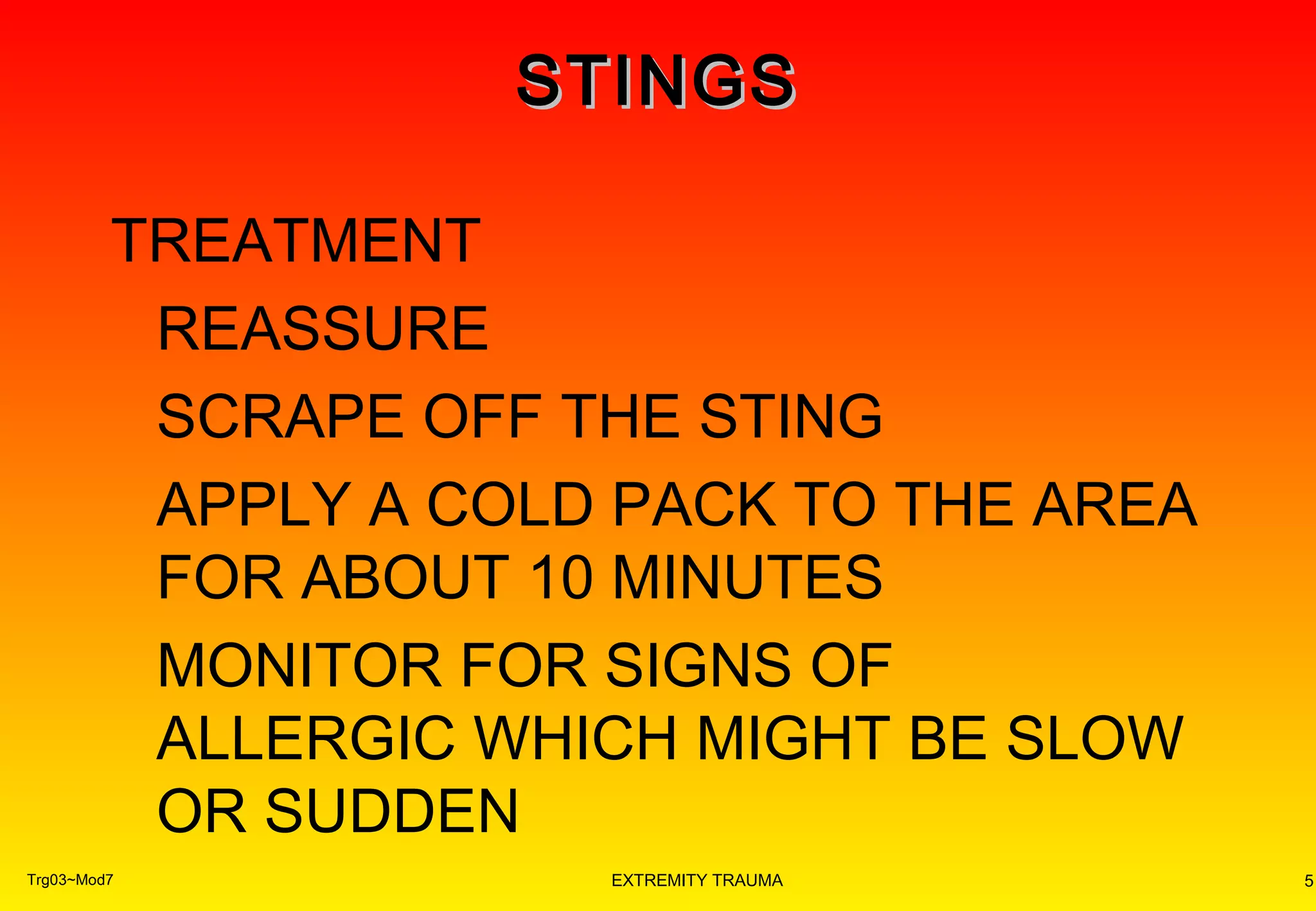 Bites and stings | PPT