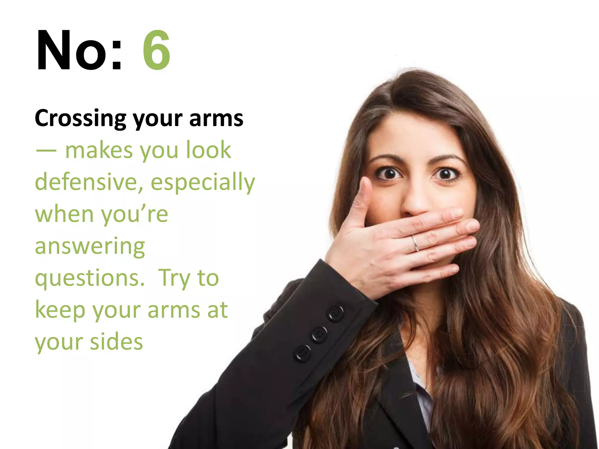 The 15 Most Common Body Language Mistakes | PPTX