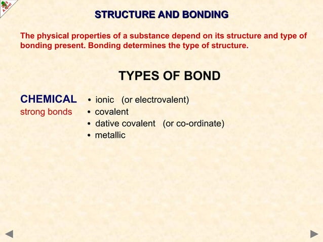 chemical bond, structure and bonding atom | PPT | Chemistry | Science