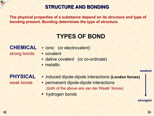 chemical bond, structure and bonding atom | PPT
