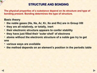 chemistry - structure and chemical bonding.ppt
