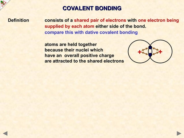 AS Level Chemistry - Structure and Bonding | PPT