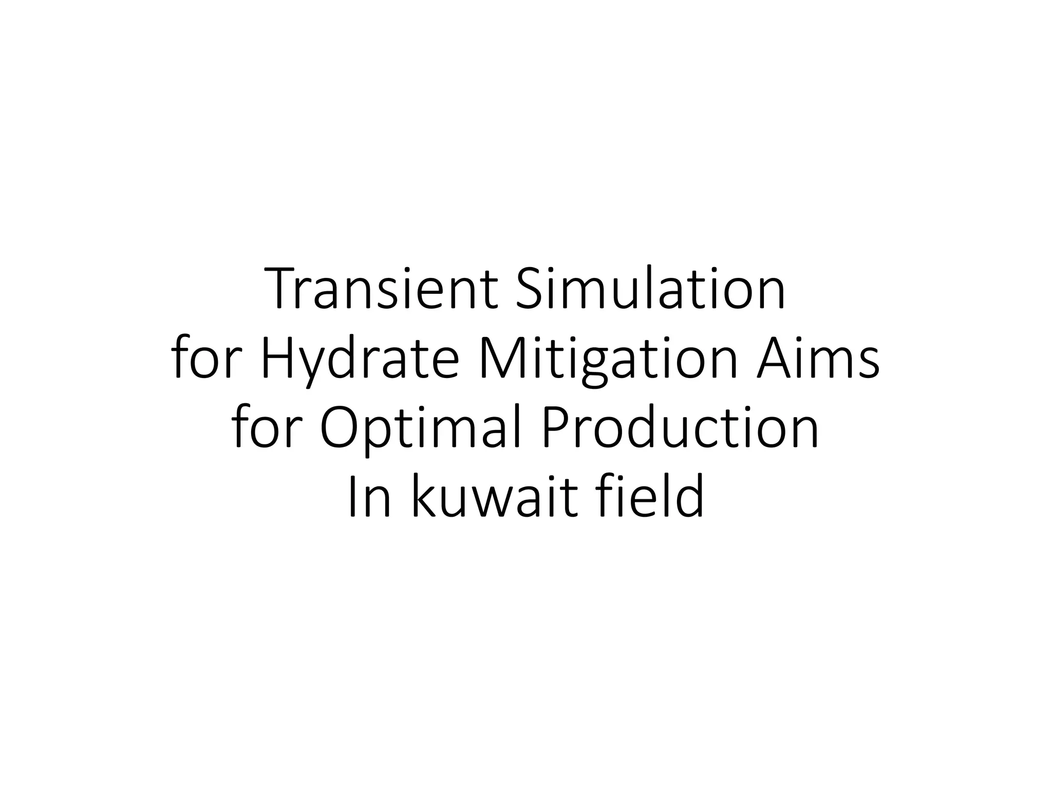 transient simulation | PPT