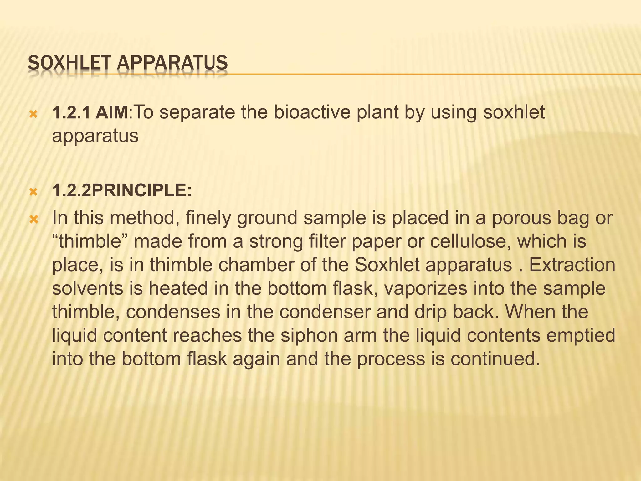 extraction of bioactive compounds from plant sources using maceration ...