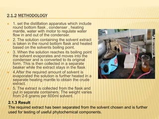 extraction of bioactive compounds from plant sources using maceration ...