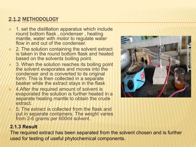 extraction of bioactive compounds from plant sources using maceration ...