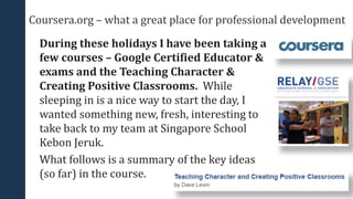 Teaching Character and Creating Positive Classrooms | PDF | Education