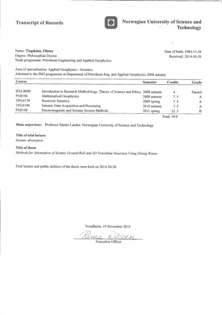 CertificatePhD | PDF