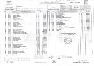 Over All Mark Sheet | PPT