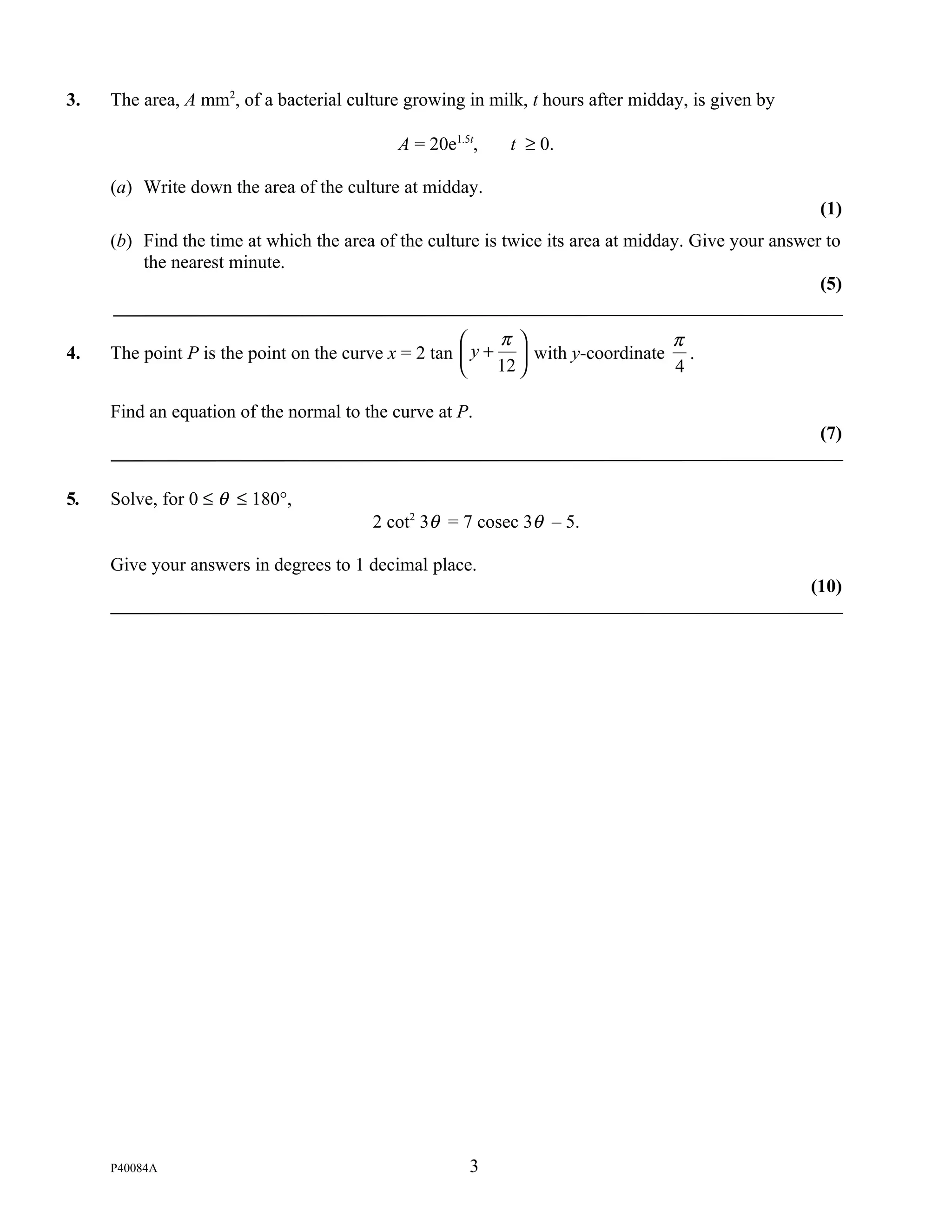 C3 January 2012 QP | PDF