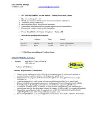 Julius Sanorjo CV Rev B | PDF
