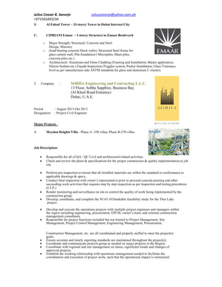 Julius Sanorjo CV Rev B | PDF