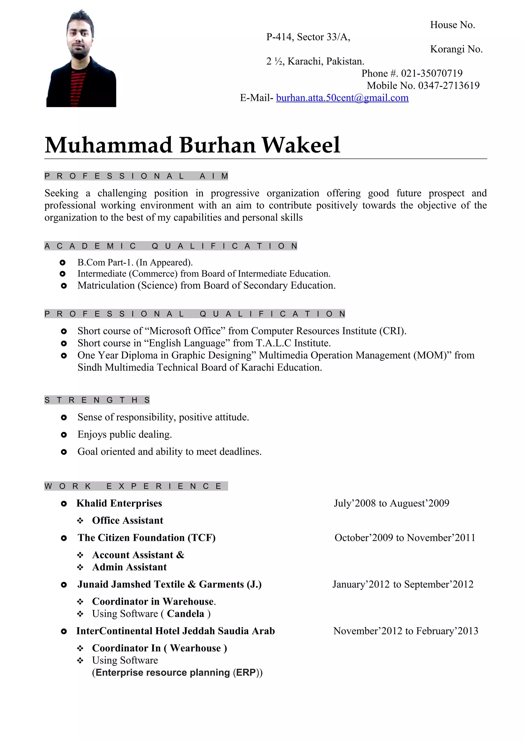 BURHAN WAKEEL CV-2016-UPDATE | DOC