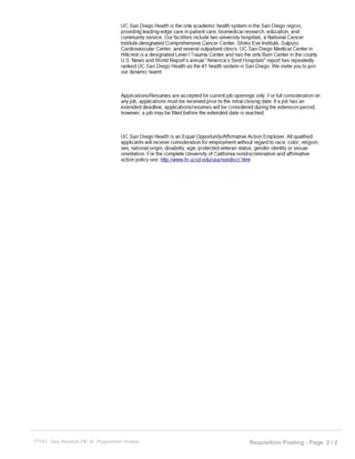 ReqPosting 77743- PAIV PB | PDF | Computer Software and Applications ...